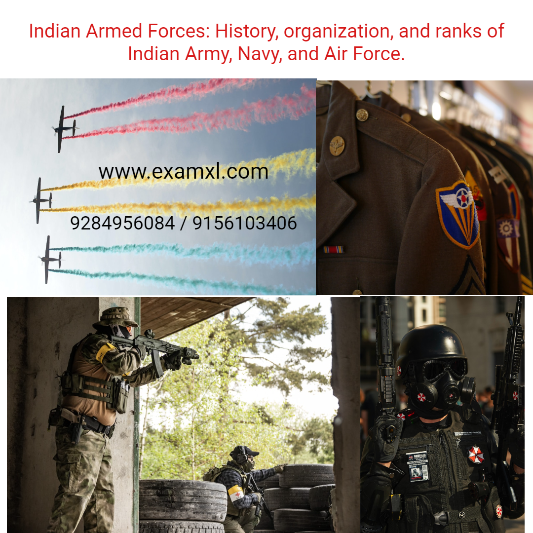 Indian Armed Forces History Organization Ranks of Army Navy Air Force